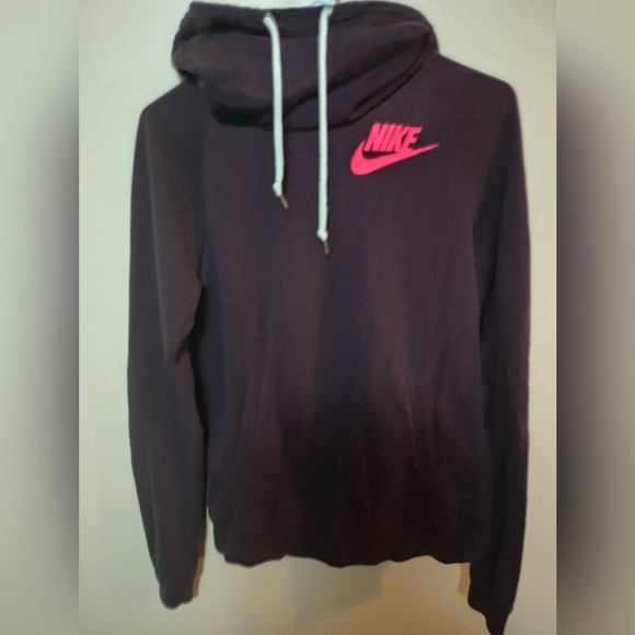 Nike | Tops | Nike Cowl Neck Raisin Hoodie | Poshmark